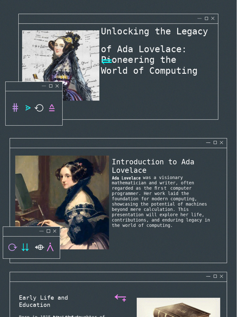Unlocking The Legacy of Ada Lovelace Pioneering The World of Computing ...