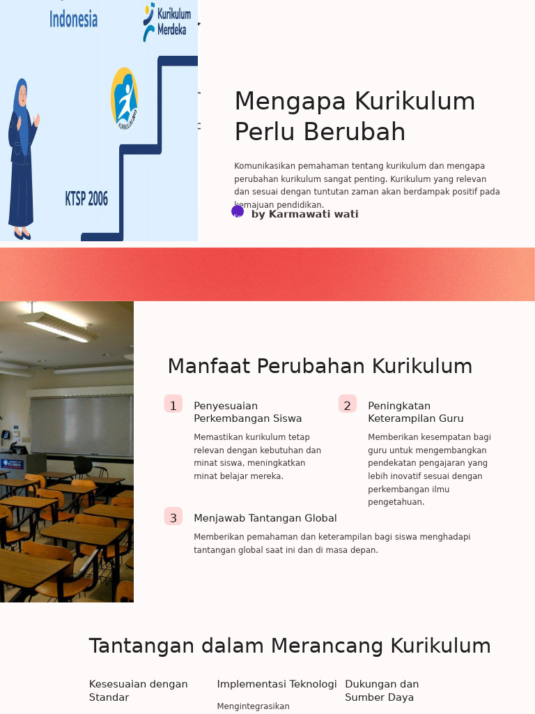 Mengapa Kurikulum Perlu Berubah | PDF