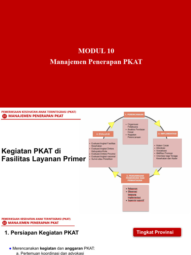 MODUL 10 Manajemen Penerapan PKAT | PDF