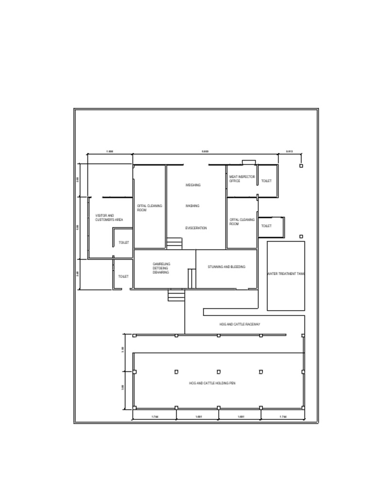 Slaughterhouse Layout | PDF