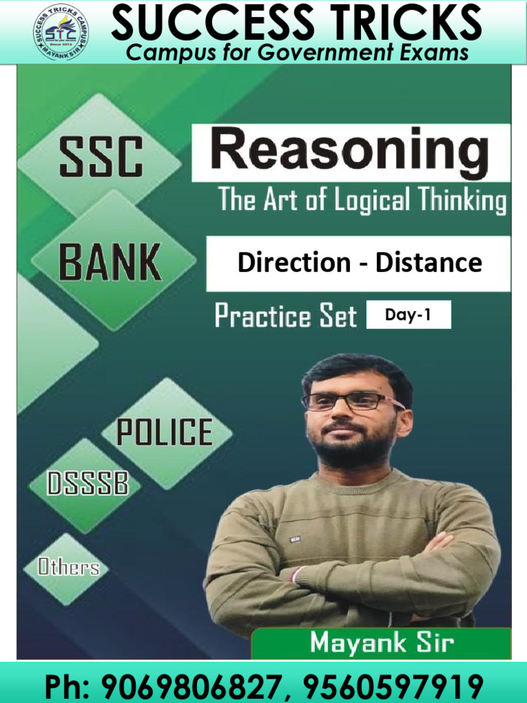 Govt Exam Direction Questions | PDF | Metrology | Metre
