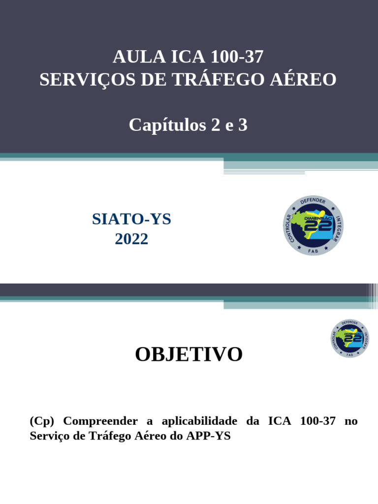 ICA 100-37 Cap 2 e 3 2020 2022 | PDF