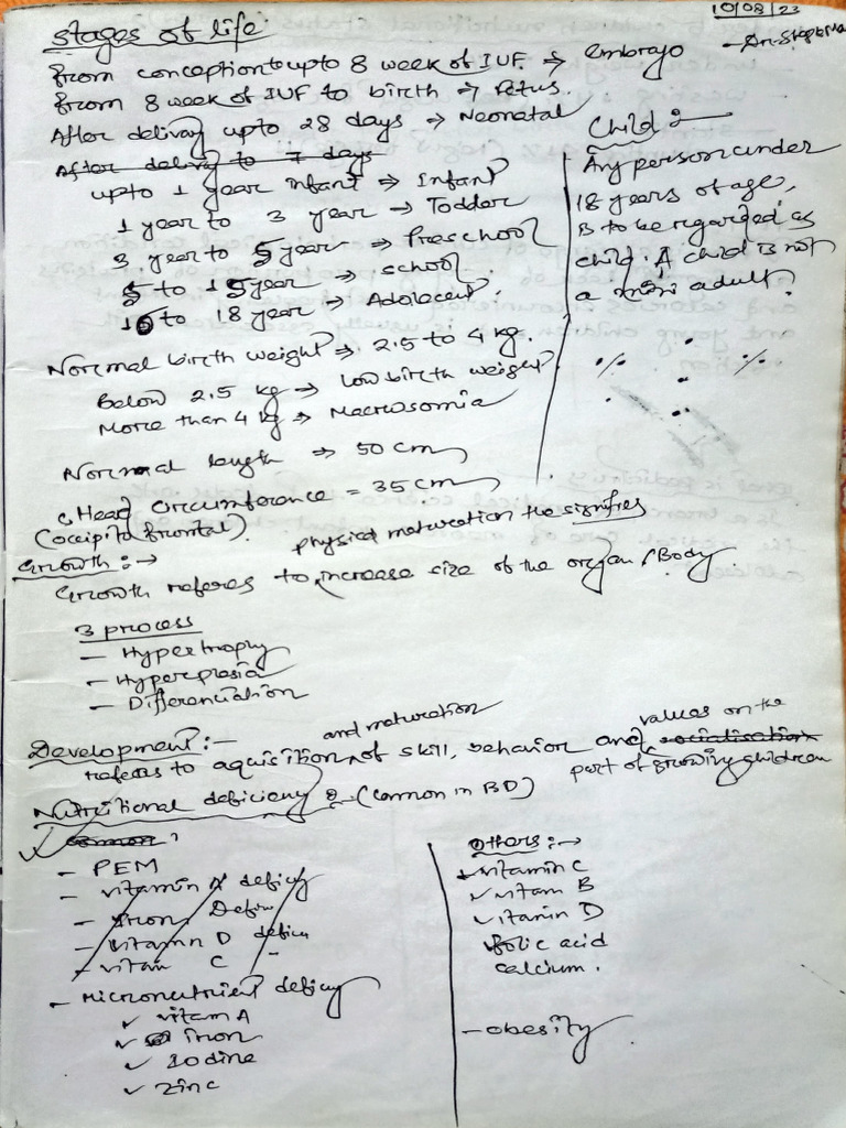 Pediatrics All Notes | PDF