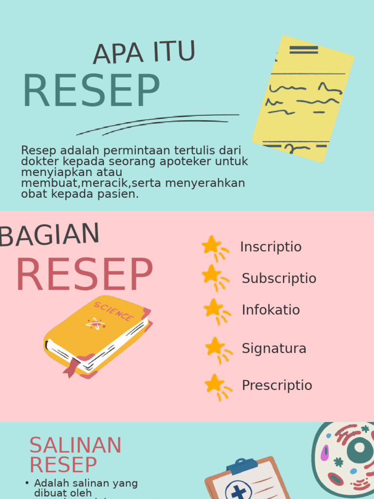 Pengkajian Resep - PPTX 2 | PDF