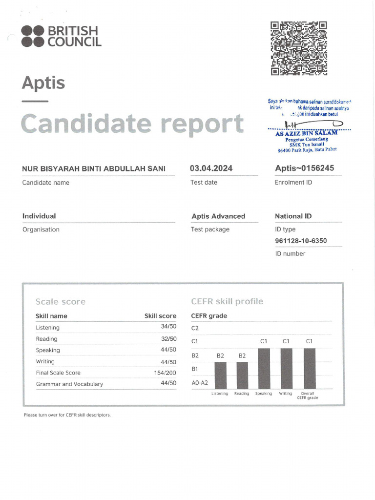 961128106350 NUR BISYARAH APTIS | PDF