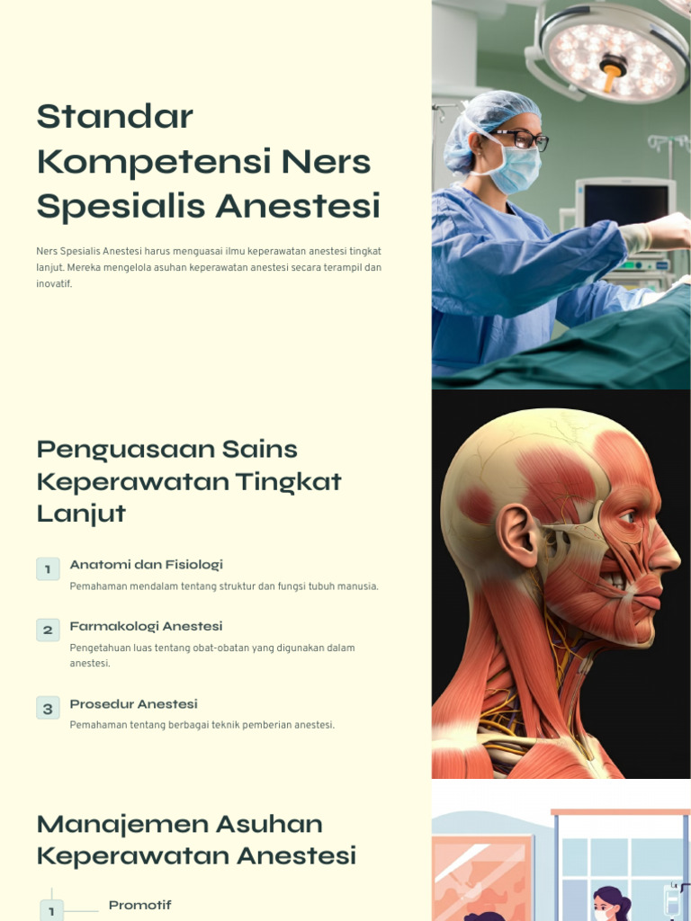 Standar Kompetensi Ners Spesialis Anestesi | PDF