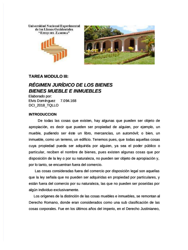 PDF Regimen Juridico de Los Bienes 1 Compress | PDF