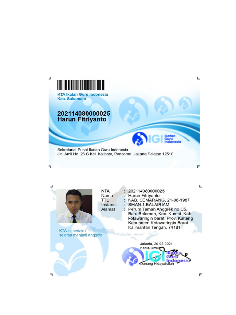 Kartu IGI | PDF
