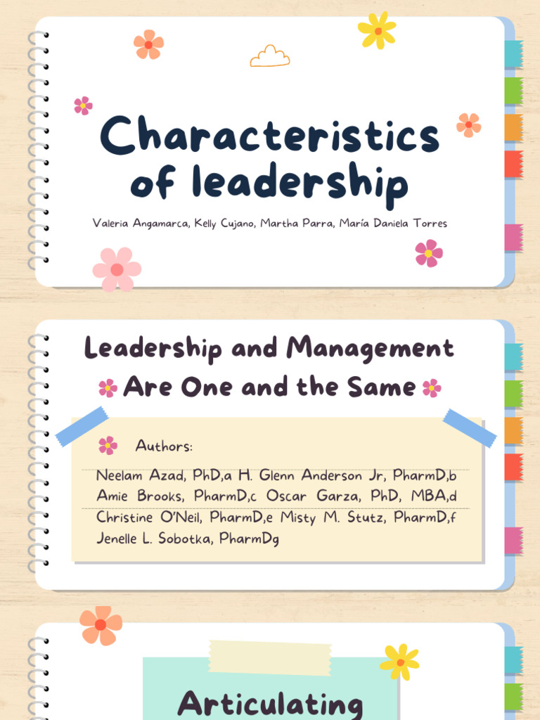 Characteristics of Leadership | PDF
