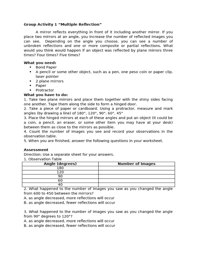 Group Activity #1 | PDF
