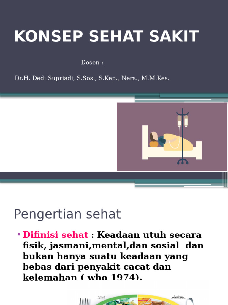 Konsep Sehat Sakit | PDF