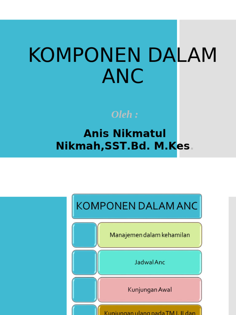1. Komponen Dalam Anc | PDF