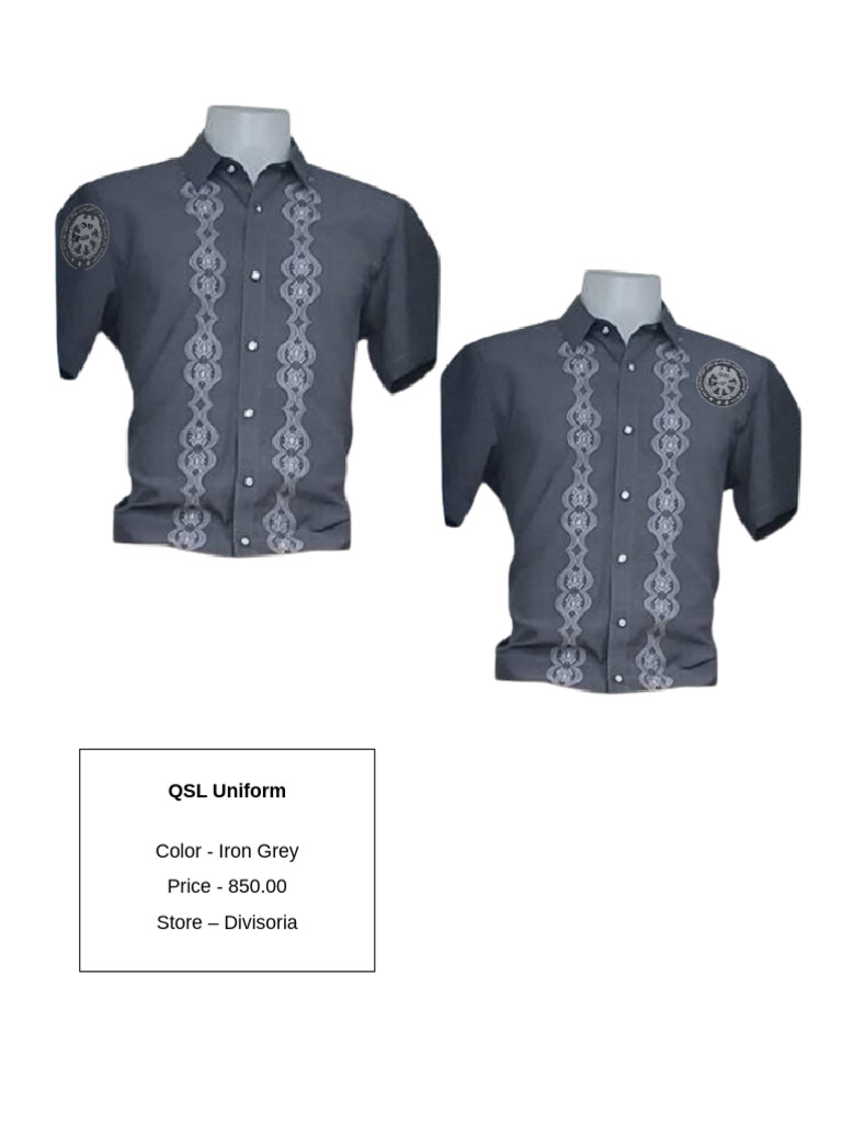 QSL Proposed Uniform | PDF