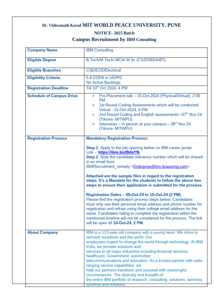 IBM CIC Notice 2025 | PDF IBM CIC Notice 2025 | PDF
