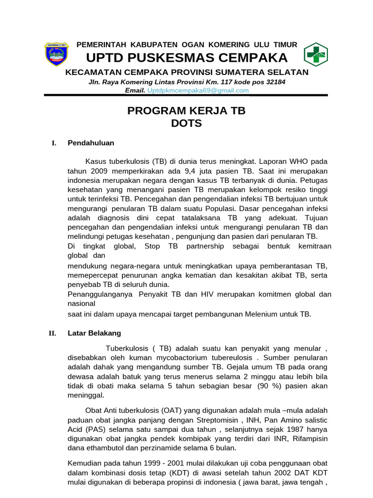 Program TB Dots | PDF