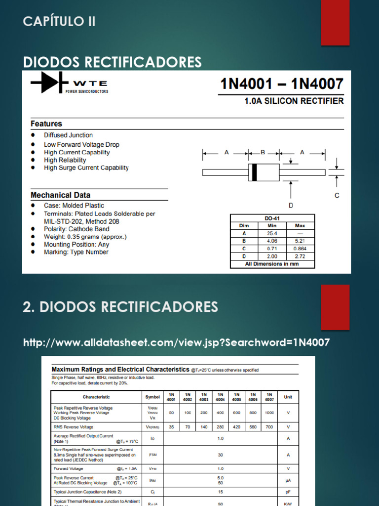 Diodos Rectificadores | PDF