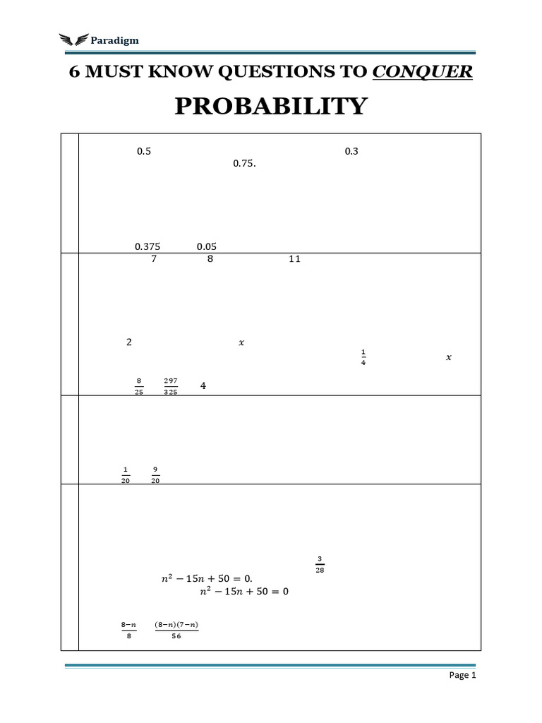 Secondary-4-E-Math-by-Paradigm-Probability | PDF