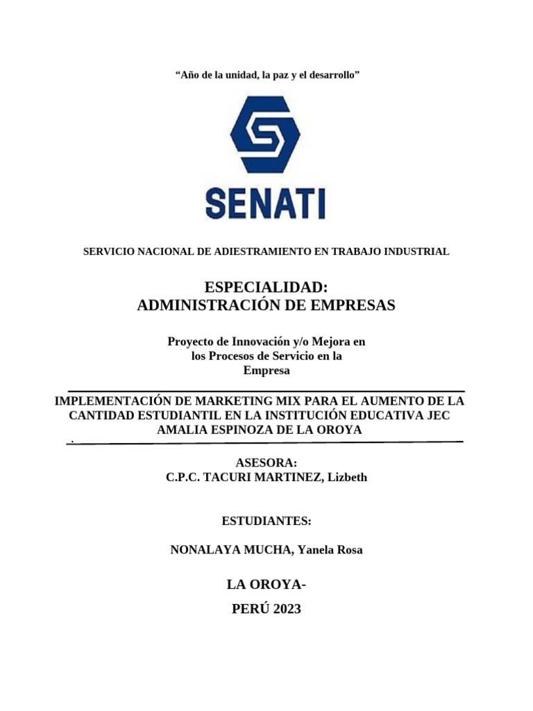 I.E. Jec Amalia Espinoza | PDF