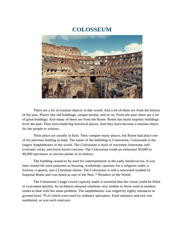 Colosseum English | PDF