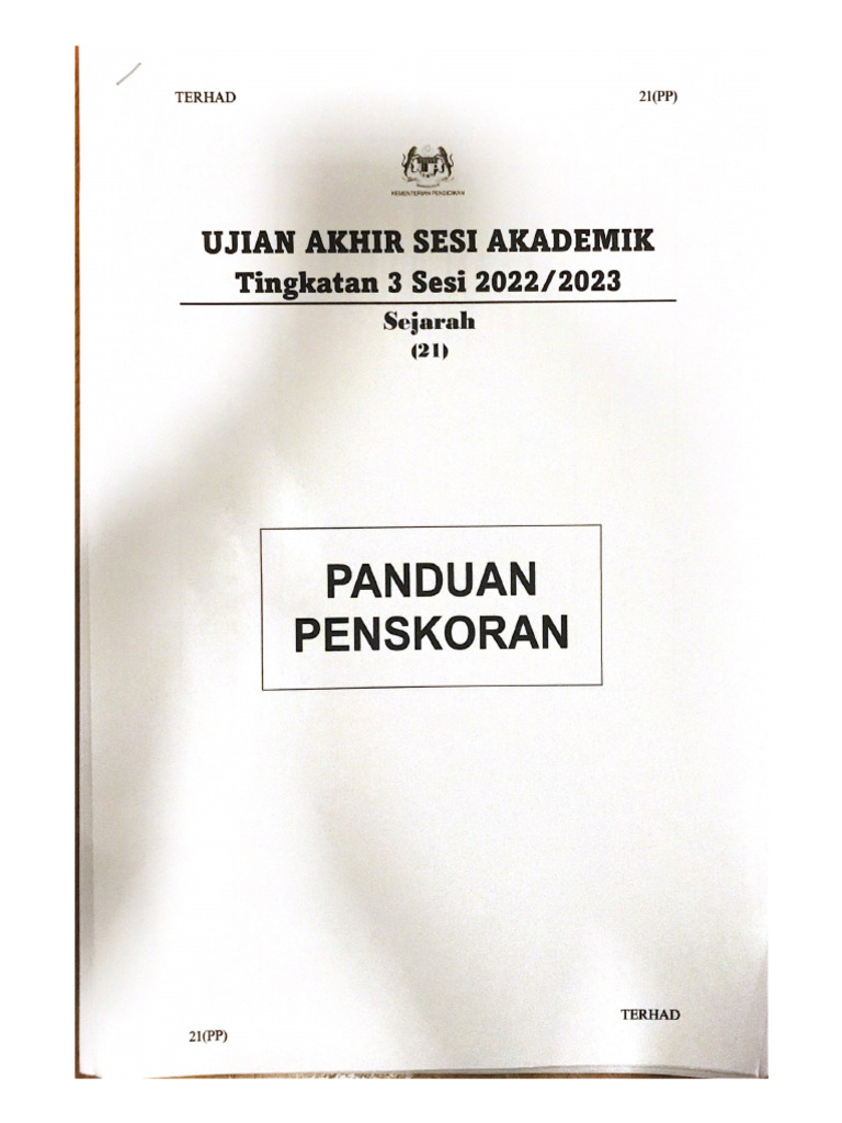 Uasa Sejarah Ting 3 | PDF