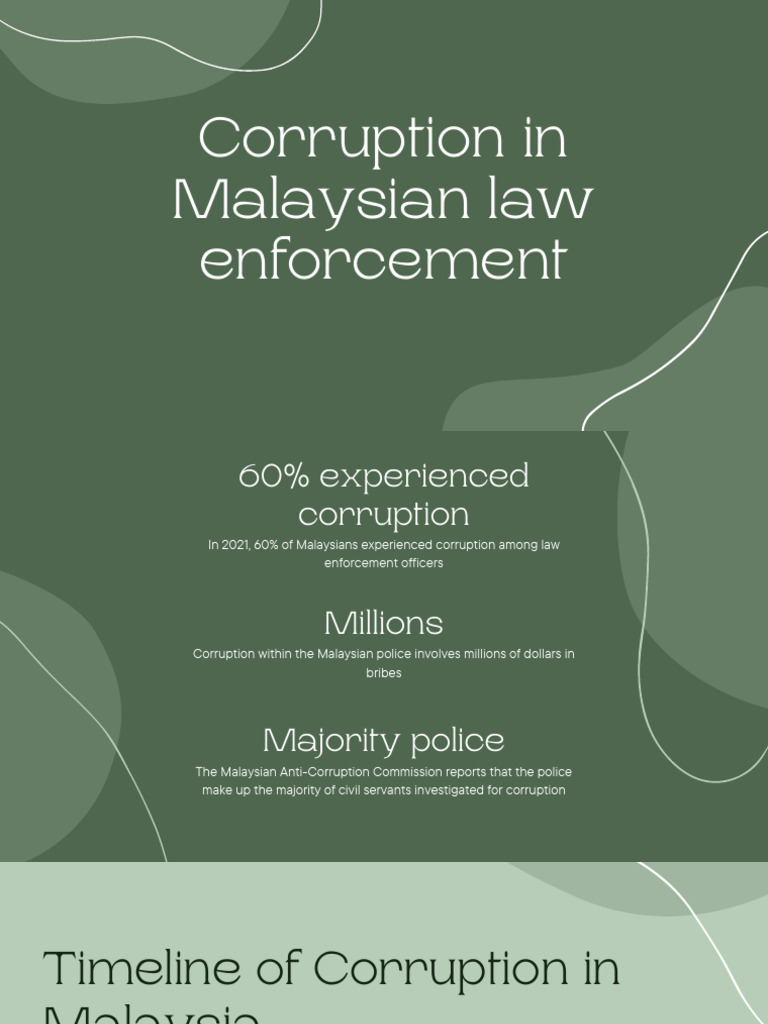 Corruption in Law Enforcement Makaysia Simply Is About | PDF