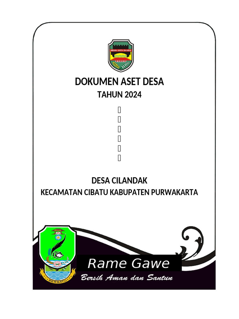 Cover Aset Desa Cilandak | PDF
