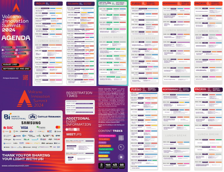 AGENDA DIGITAL VOLCANO 2024 7.aug | PDF