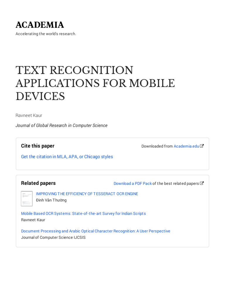 Text_Recognition_Applications_for_Mobile_Devices-with-cover-page-v2 | PDF