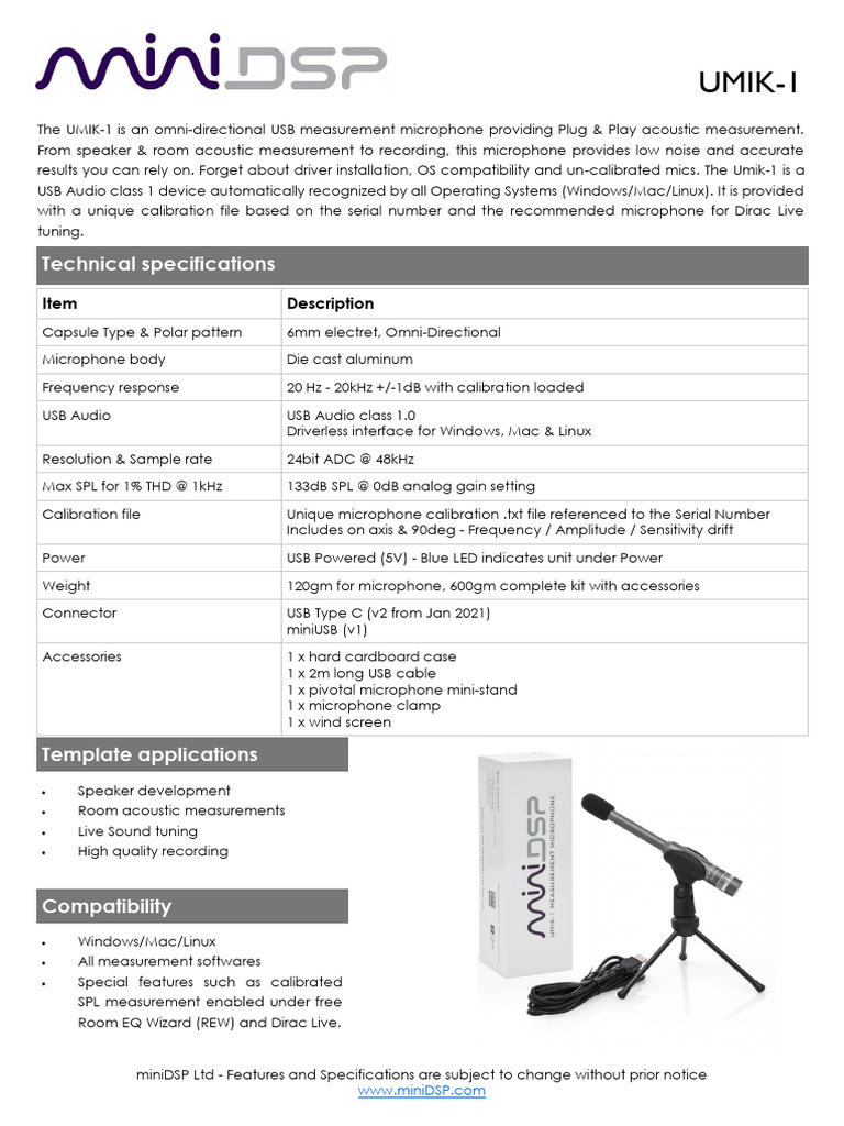 Product Brief - Umik | PDF