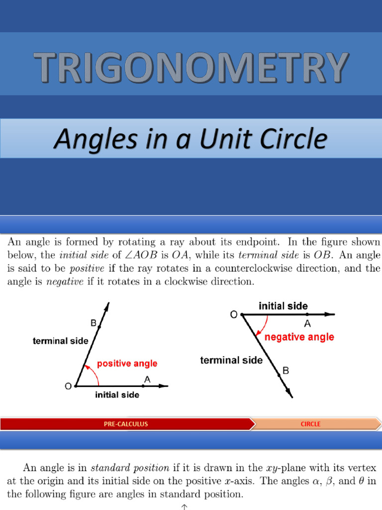 TRIGONOMETRY | PDF | Science & Mathematics