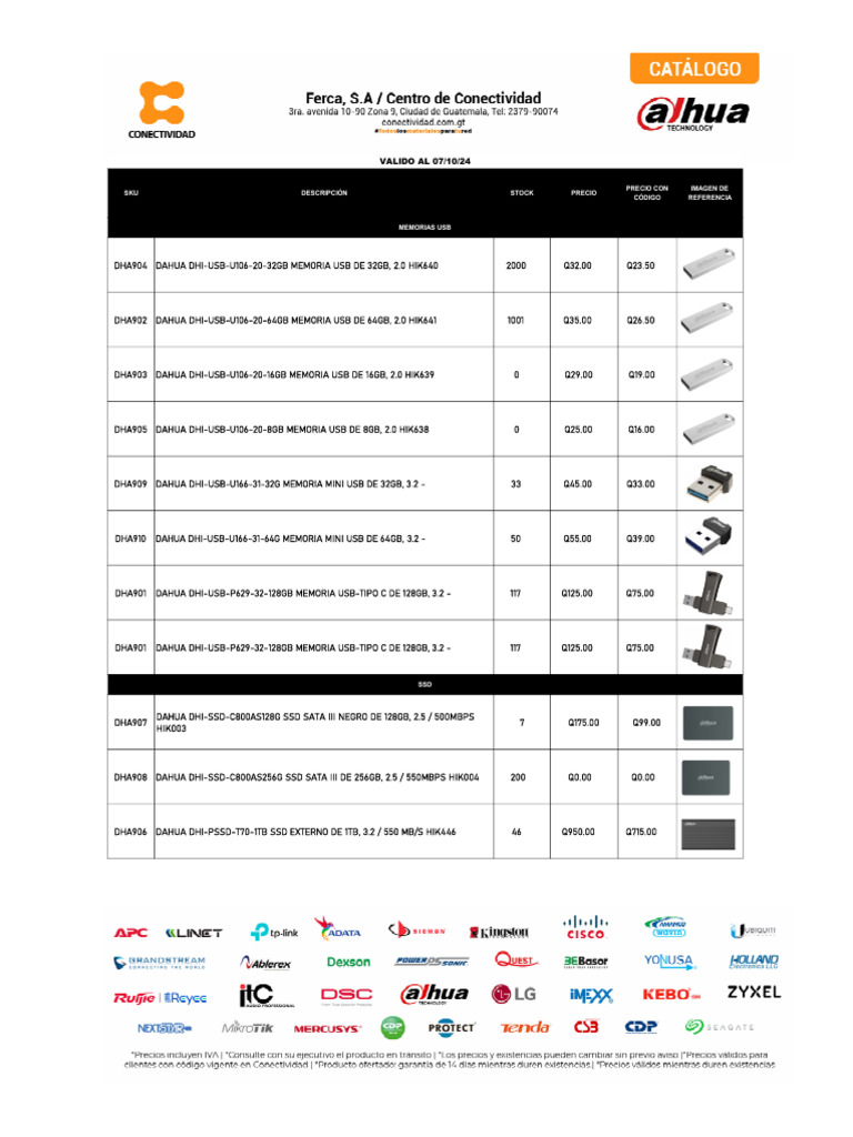 Catalogo Dahua Storage | PDF
