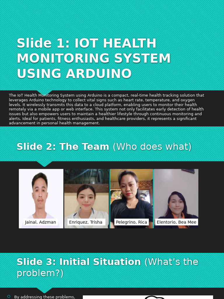 Iot Piching Health Monitoring System Using Arduino | PDF