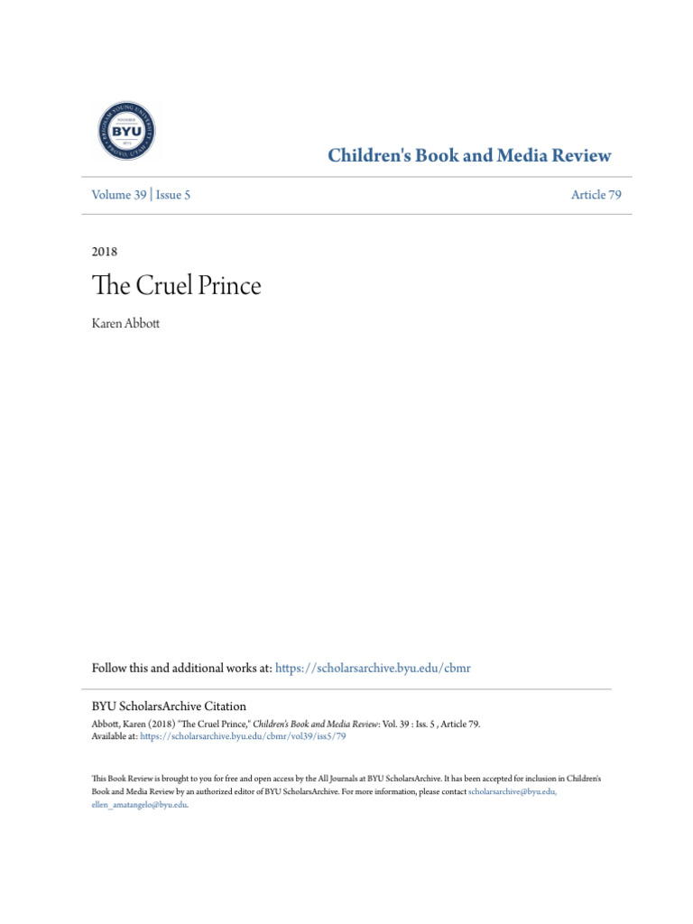 The Cruel Prince | PDF