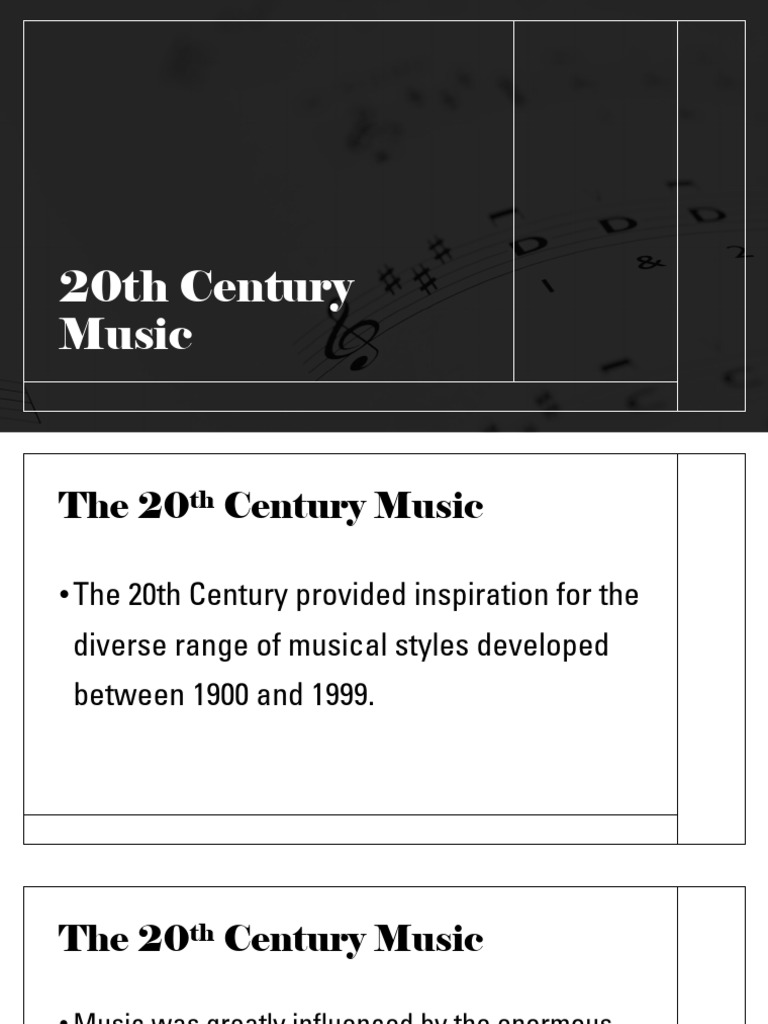 20th-Century-Music G10 Q1 | PDF
