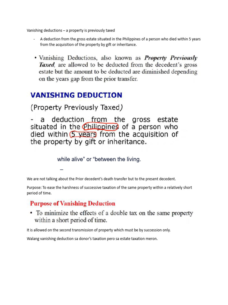 Vanishing Deductions | PDF