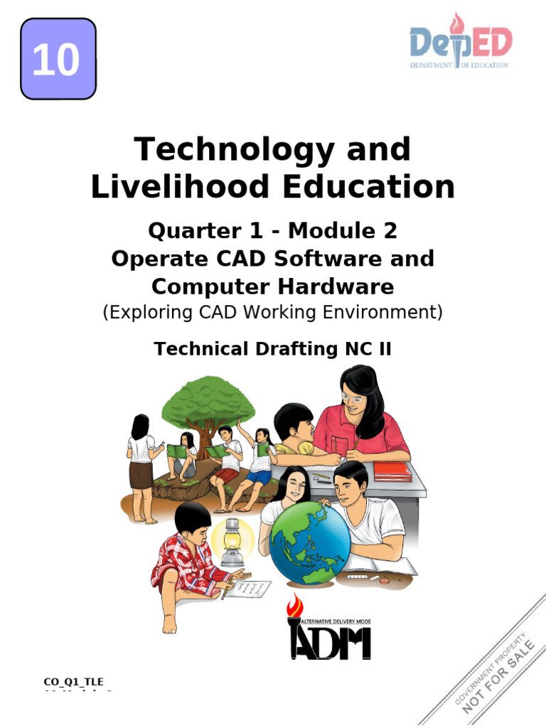 TLE10 Q1 Mod2 - ICT-Technical-Drafting | PDF