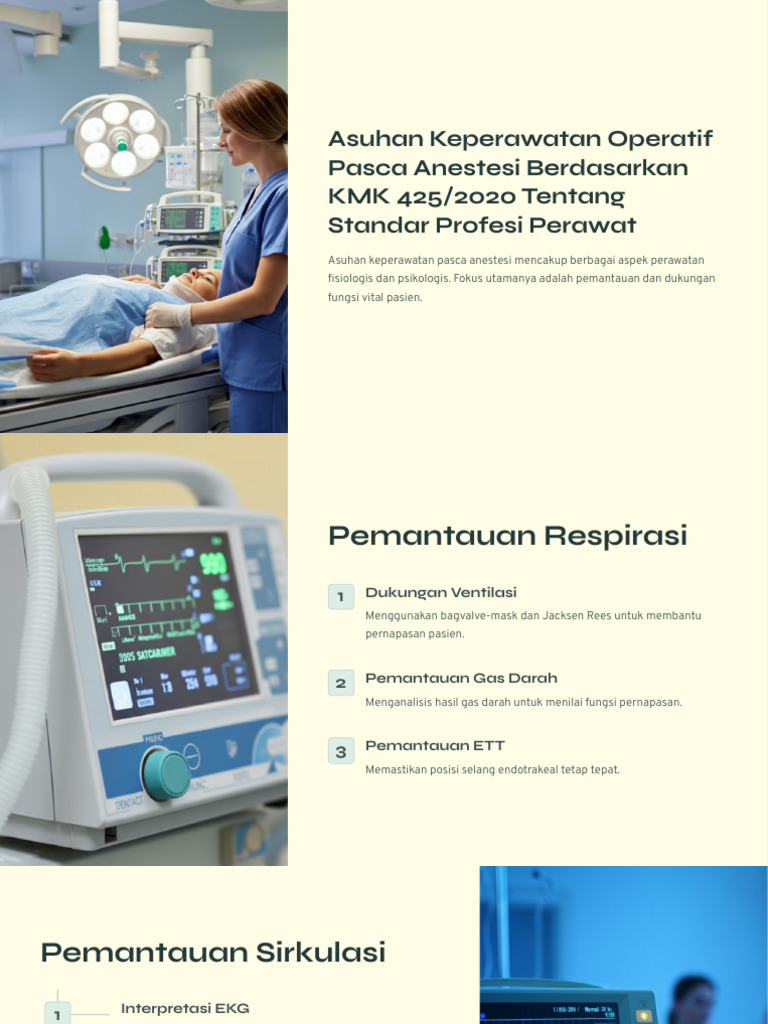 Asuhan Keperawatan Anestesi Perioperatif Pasca Anestesi | PDF