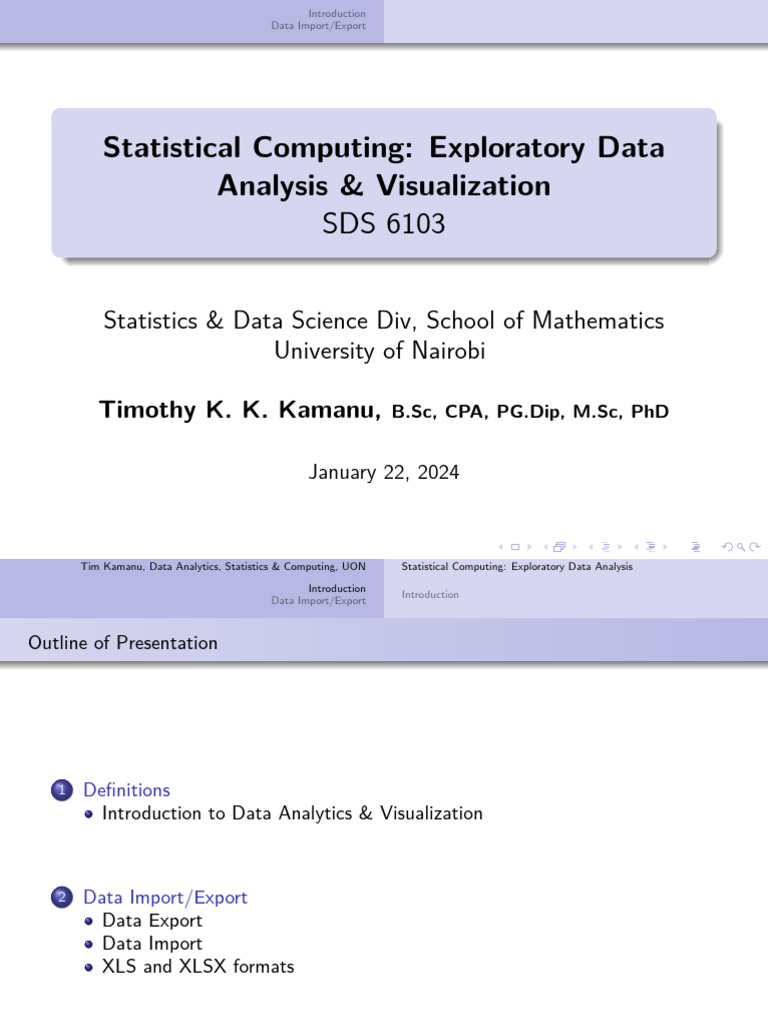 3-DMA Data Import Export Visualization | PDF