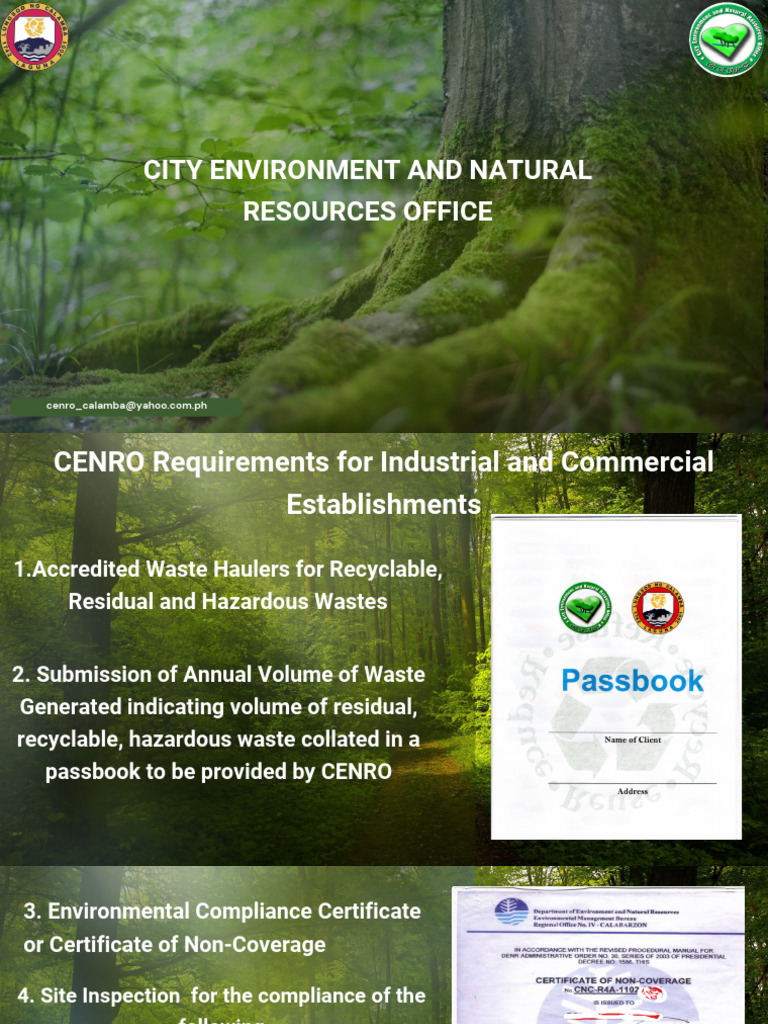 CENRO-BOSS Presentation | PDF