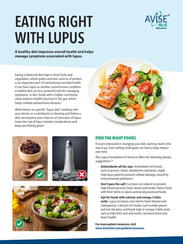 Guide To Lupus Nutrition | PDF