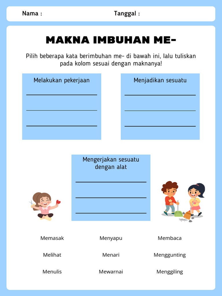 LKPD Imbuhan Me - 2 Okt | PDF