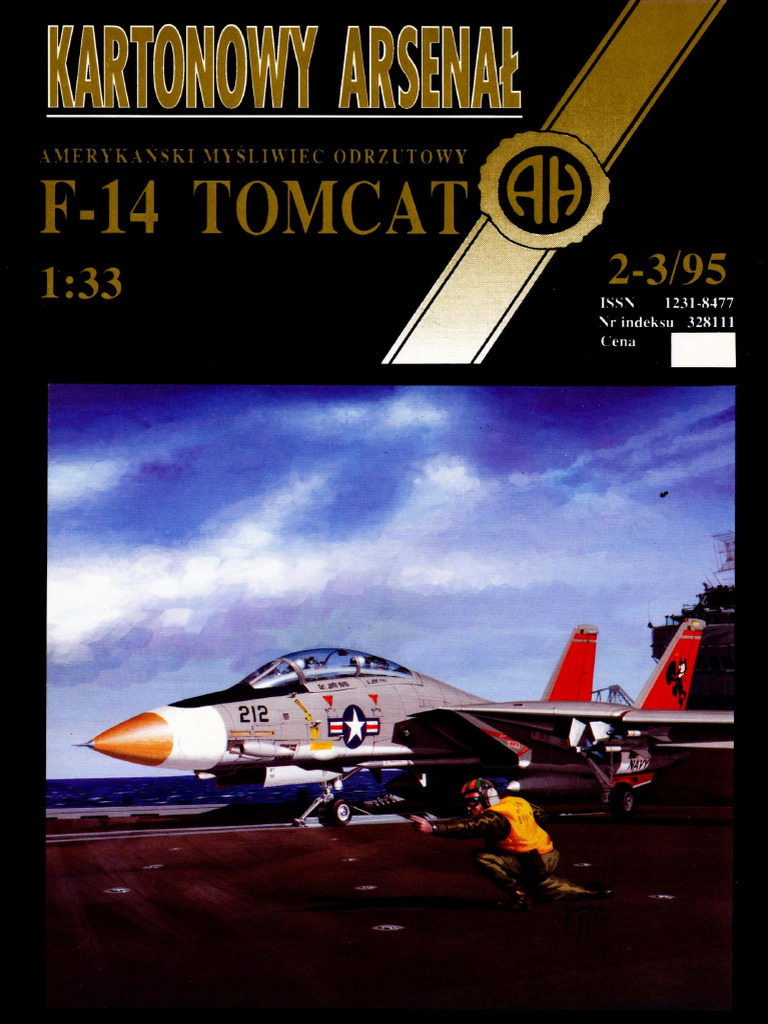 Vdoc - Pub Halinski Kartonowy Arsenal 2-3-95 F 14 Tomcat | PDF
