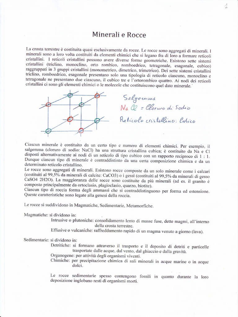 MODULO 0.2 - Elementi Di Geologia | PDF