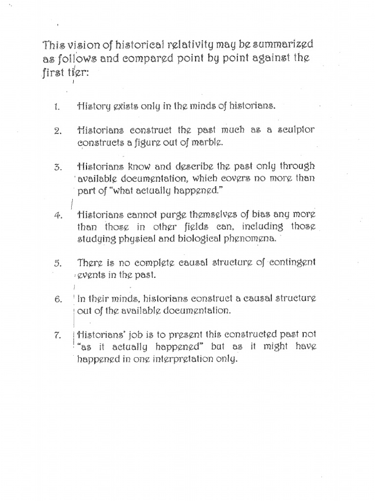 This Vision of Historical Relativity | PDF