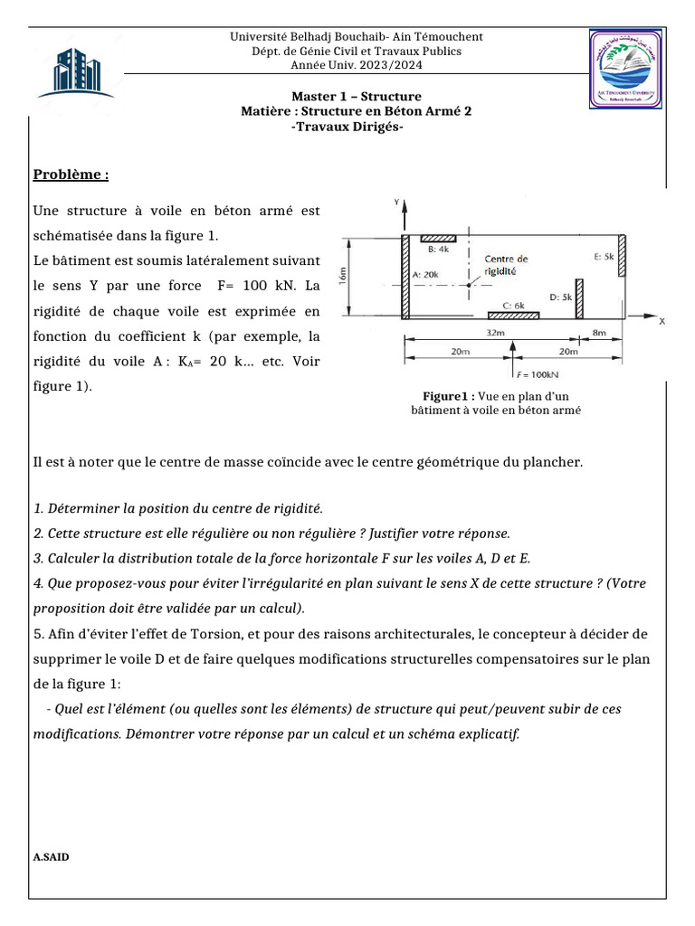 TD Strba M1 Structure CH02 -2024 | PDF