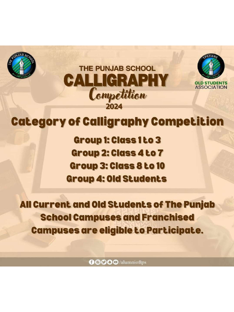 Calligraphy Competition 2024 | PDF