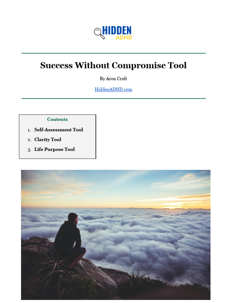 Success Without Compromise Tool VF | PDF