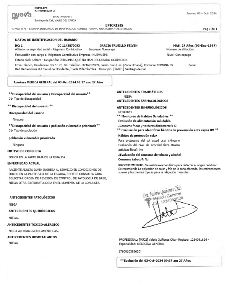 Ingreso Medico Pdf