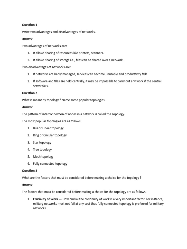 Cost-Effective Network Topology Guide | PDF | Network Topology ...