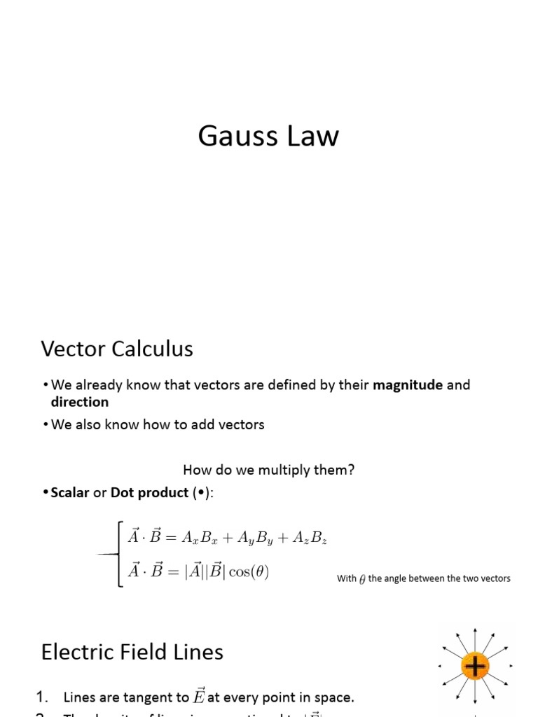 03-Gauss Law | PDF